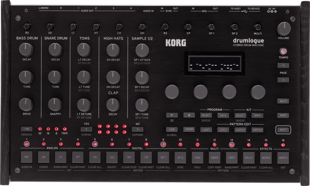 Test: Korg Drumlogue / Hybride Drummachine - DJ LAB