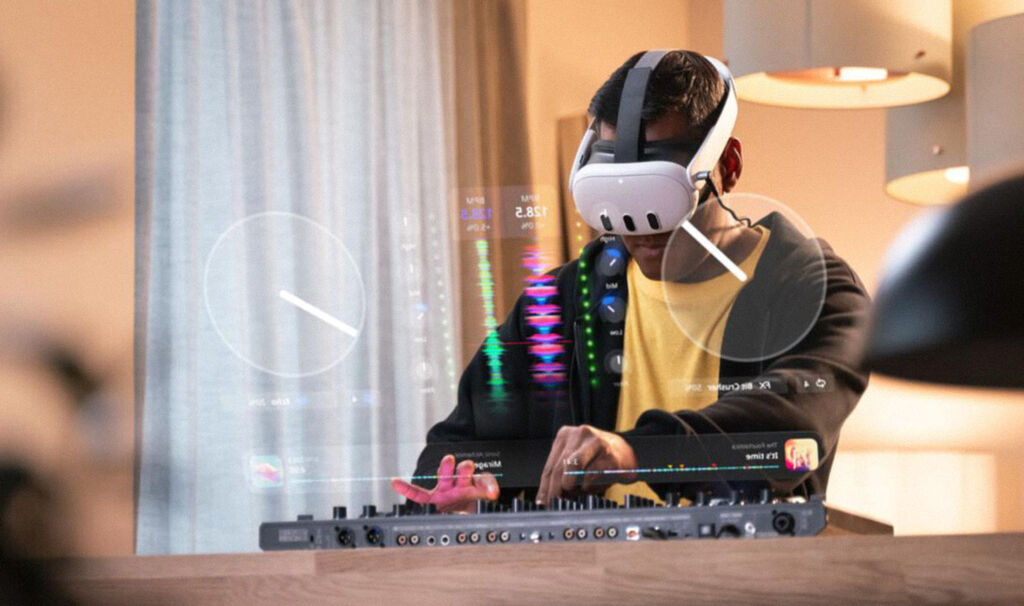 Algoriddim djay für VR-System Meta Quest veröffentlicht